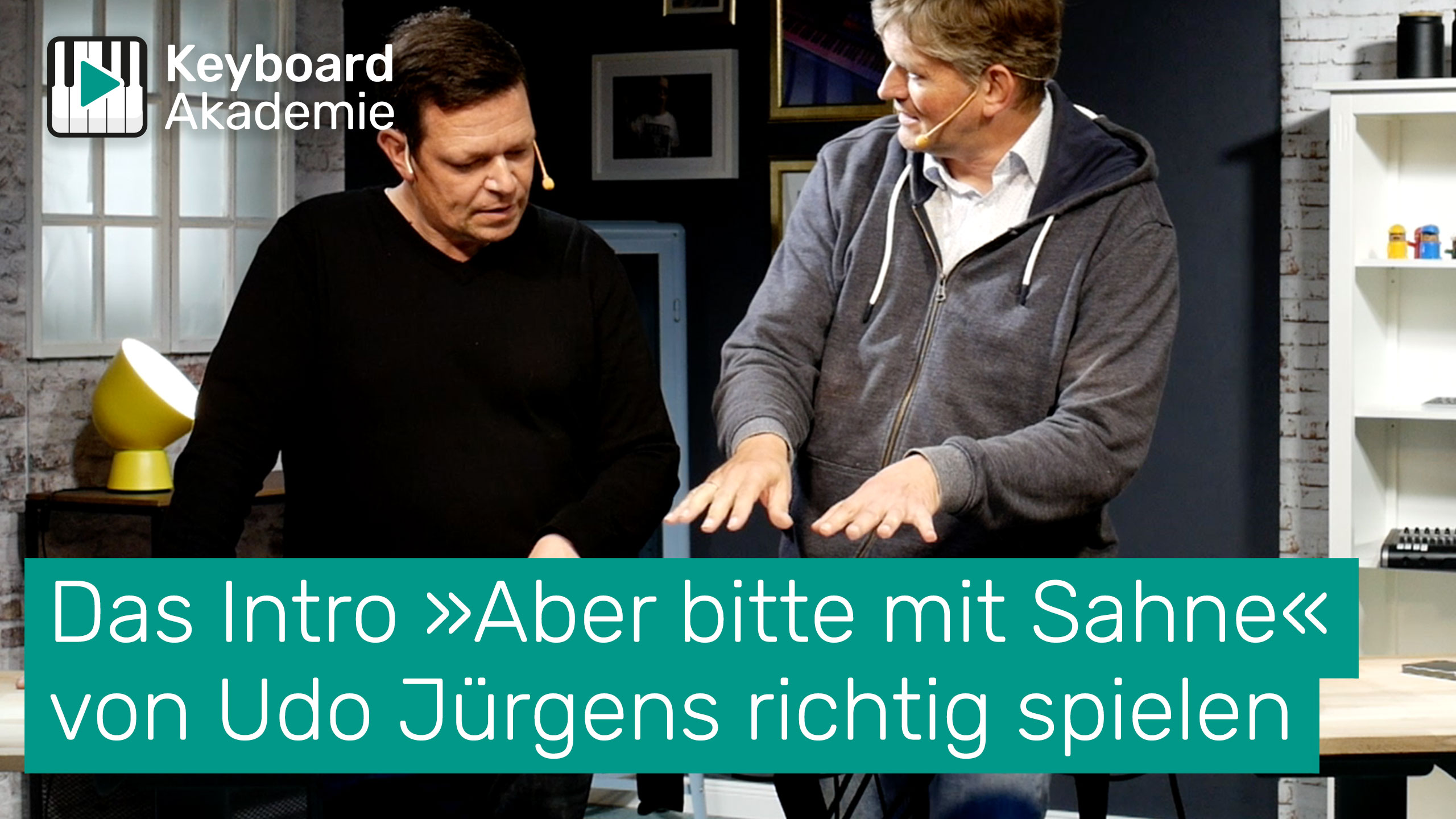 Das Intro »Aber bitte mit Sahne« von Udo Jürgens richtig spielen